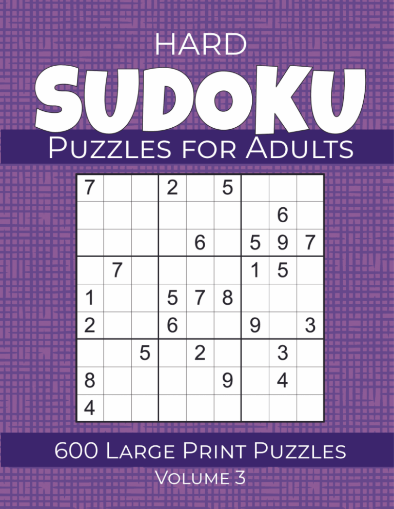 Hard Sudoku Puzzles: A Challenging Brain Teaser - sudoku ...