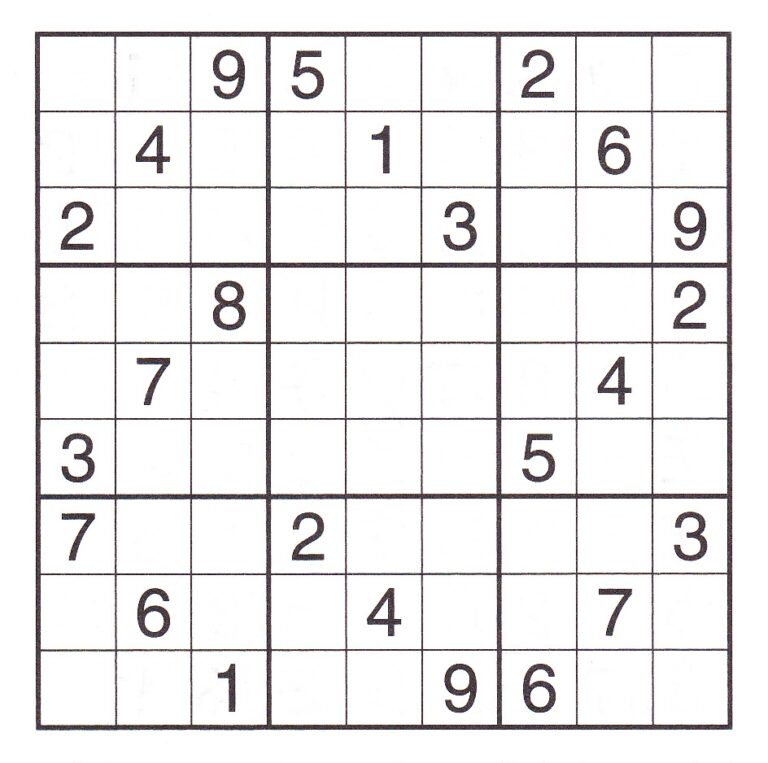 Sudoku Print Outs: The Ultimate Puzzle Solution - sudoku ...
